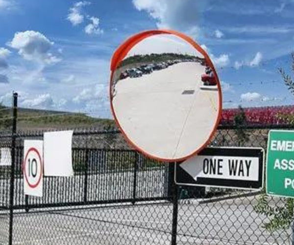 Safe-T-View Standard Outdoor Convex Mirror – 1st Safety Pty Ltd.