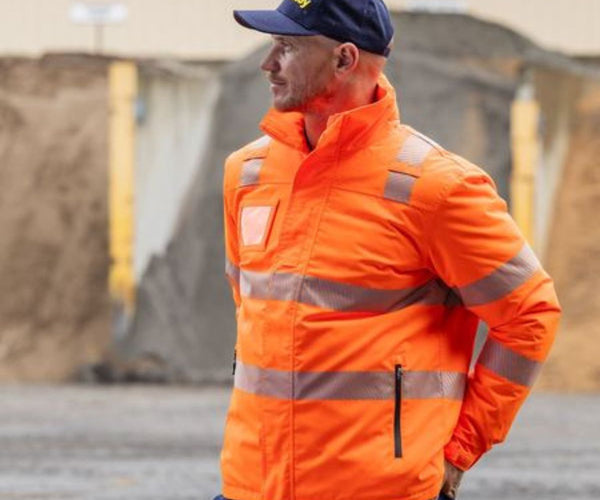 Bisley Taped Hi Vis Heated Jacket With Hood BJ6842T – 1st Safety Pty Ltd.
