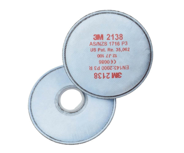 3M™ Particulate Filter 2138, GP2/GP3, with Nuisance Level Organic Vapo ...