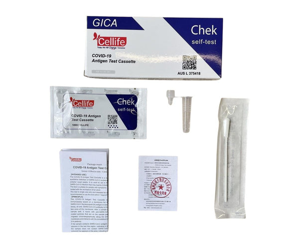 CELLIFE Nasal Swab Covid Antigen Rapid Test Kit - Home Self Testing ...